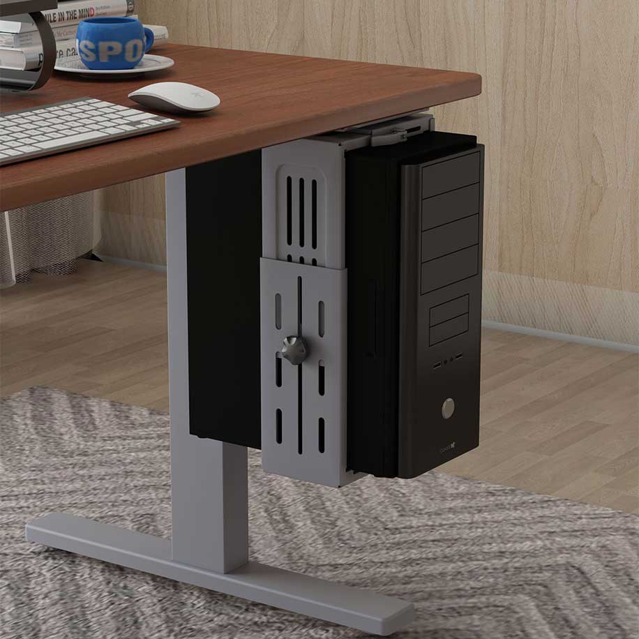 Adjustable Computer Mount Fits CPU / Computer | Flexispot