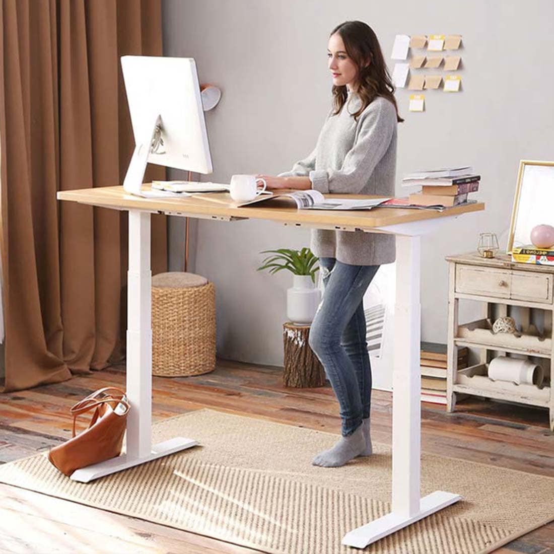 Electric Height Adjustable Desk 3 Stage Premium Option FlexiSpot